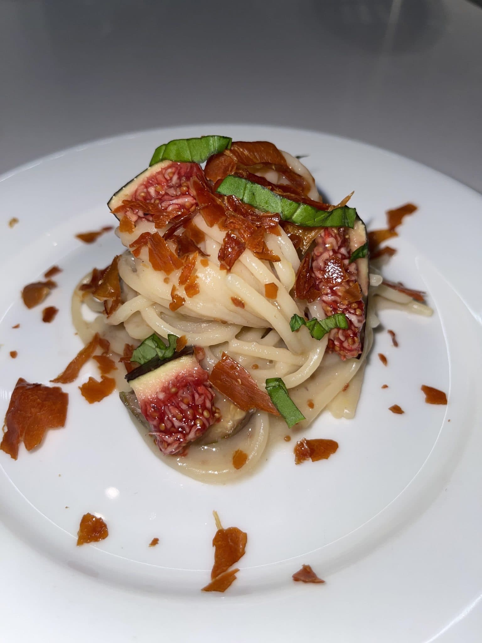 Fig and Prosciutto Pasta - Alessandra Ciuffo