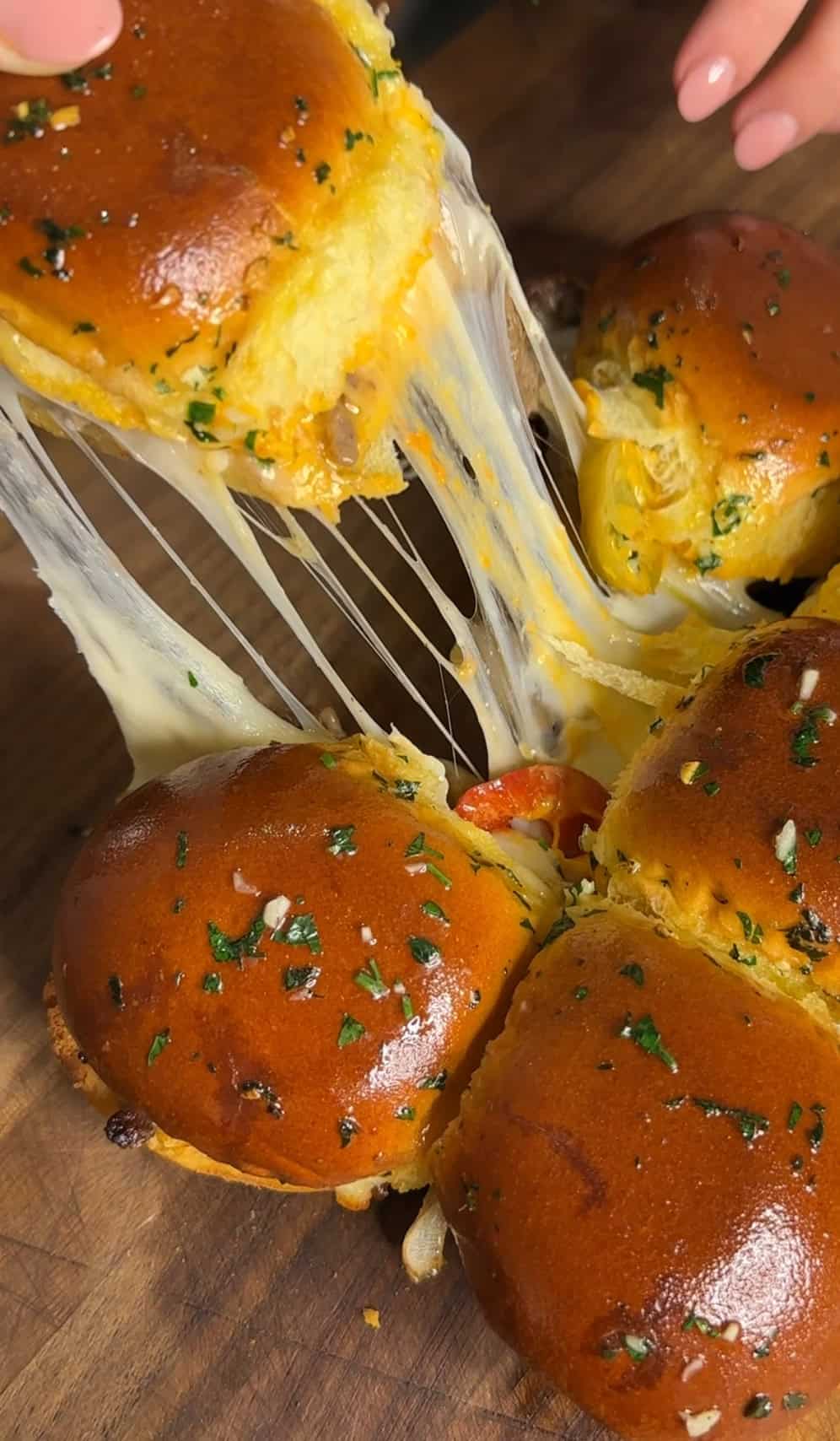 Philly Cheesesteak Sliders - Alessandra Ciuffo