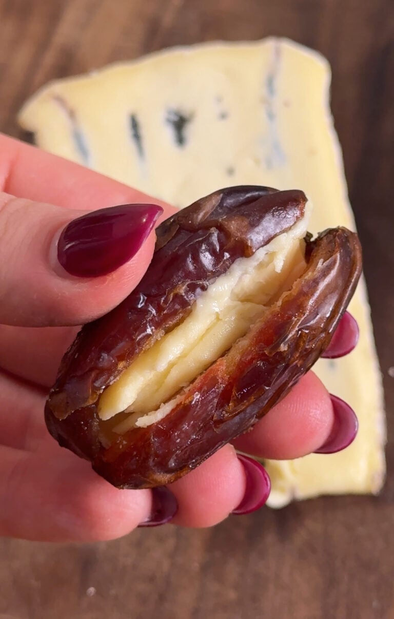 Blue Cheese Stuffed Bacon Wrapped Dates - Alessandra Ciuffo